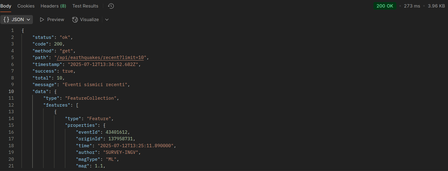 TerraQuake API - Real Seismic Events & Training Environment